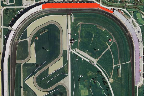 Paddock Seating Chart - Indy Speedway